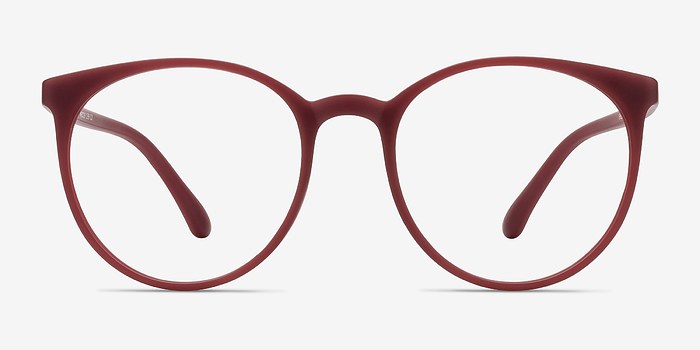 Portrait | Matte Red | Women Plastic Eyeglasses | EyeBuyDirect