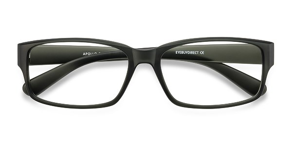 Apollo | Matte Gray | Men Plastic Eyeglasses | EyeBuyDirect